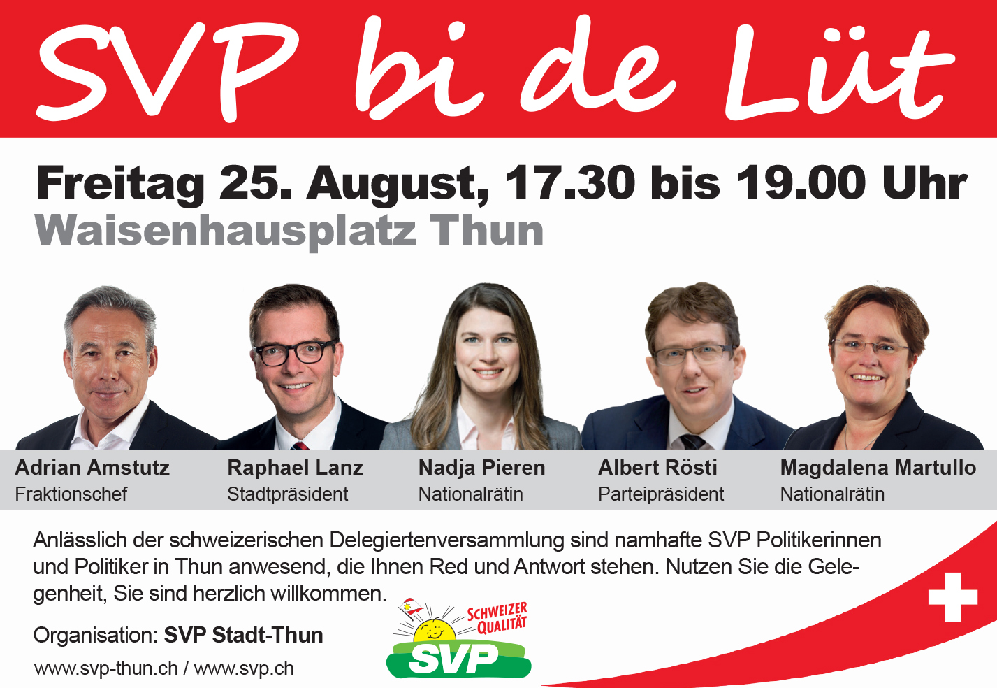 SVP Schweiz - SVP bi de Lüt