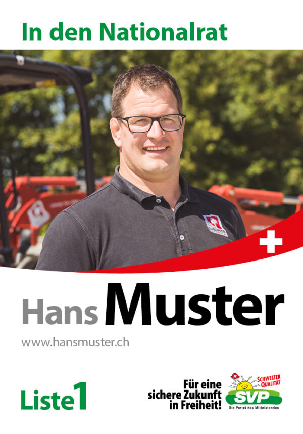 SVP Schweiz - Sloganplakate und Downloads