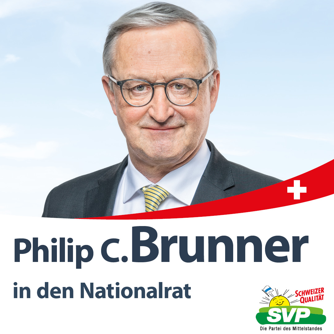 SVP Schweiz - Wahlen23 – Philip C. Brunner